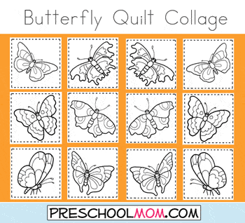 Butterfly Preschool Printables - Preschool Mom