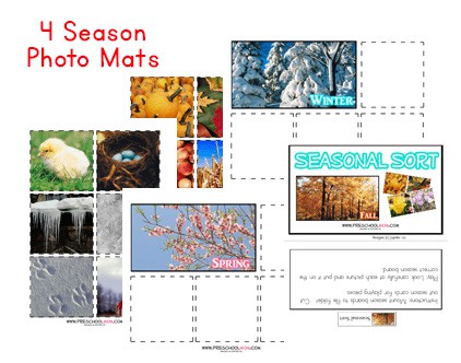 Seasons Preschool Printables - Preschool Mom