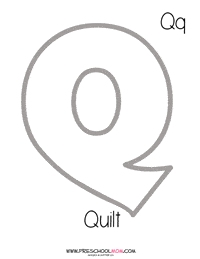 Letter Q Preschool Printables - Preschool Mom