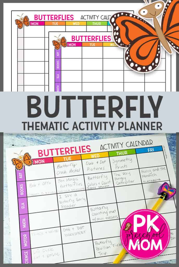 Butterfly Preschool Theme - Preschool Mom
