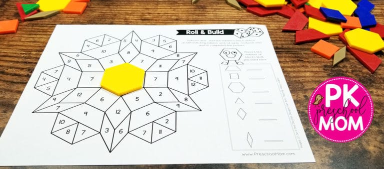 Pattern Block Pictures - Preschool Mom