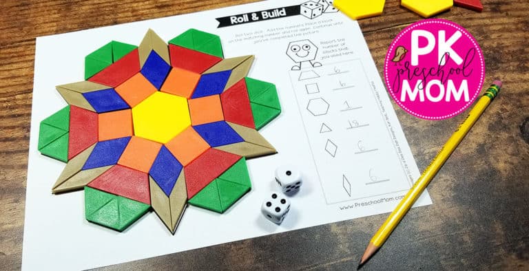 Pattern Block Pictures - Preschool Mom