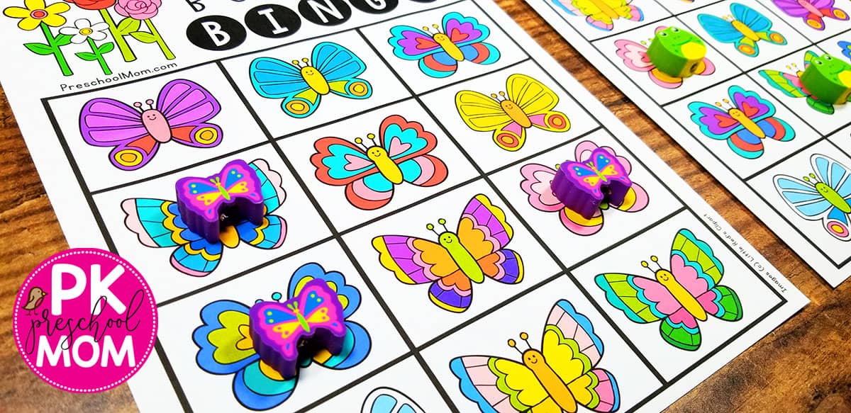 Butterfly Bingo - Preschool Mom