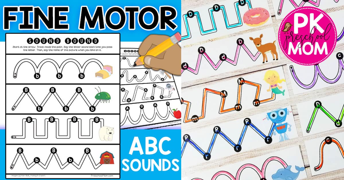 Fine Motor Alphabet Mats - Preschool Mom